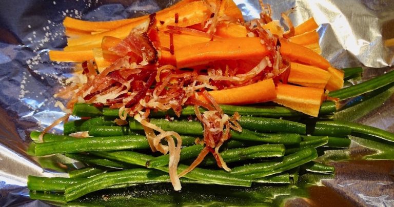 Grilled Steamed Veggie Pockets - The CooK'n Coach